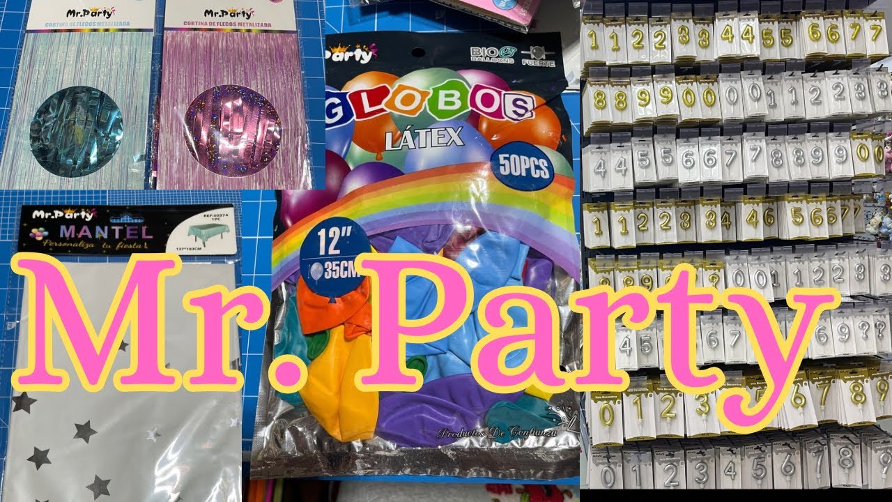 🎉🎊🎈🛍️Todo para tus fiestas en un solo lugar a excelentes costos Mr ...