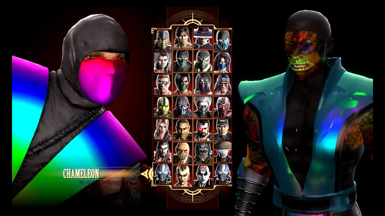 Mortal Kombat 9 Chameleon DLC Skin Mod MK9 - YouTube