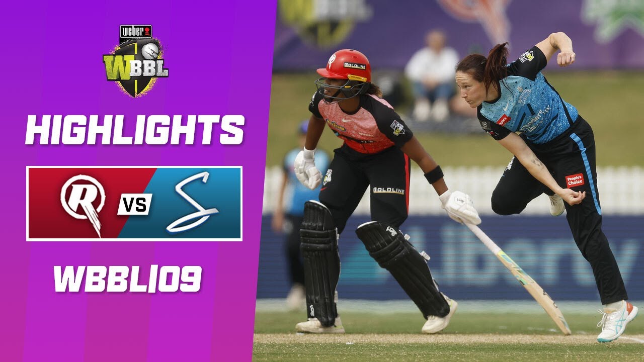 Melbourne Renegades v Adelaide Strikers | WBBL|09 - YouTube