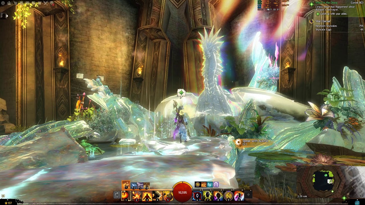 GW2 - Aurene, Elder Prismatic Dragon - YouTube