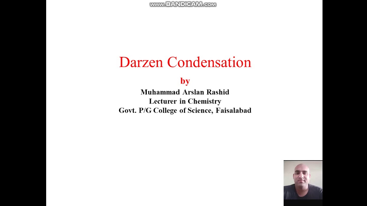 Darzens Glycidic Ester Condensation or Darzens Reaction || Muhammad ...