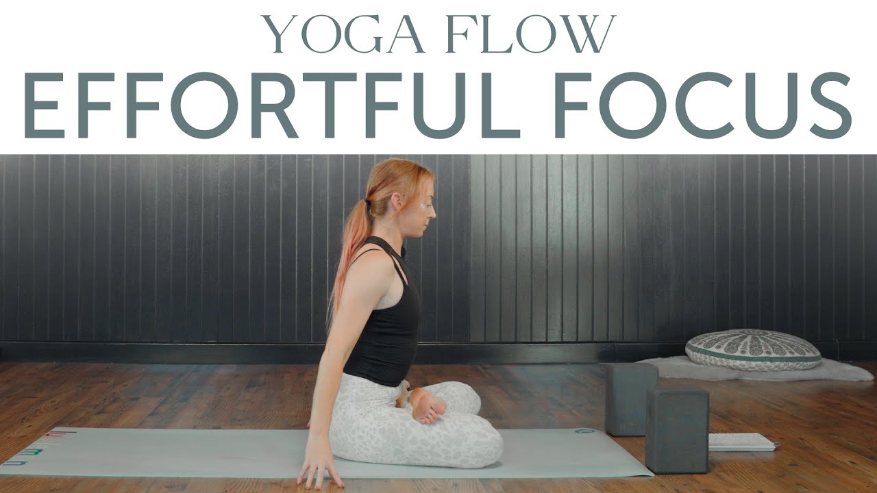50 Minute Yoga Flow for Strengthening Hips and Knees - YouTube
