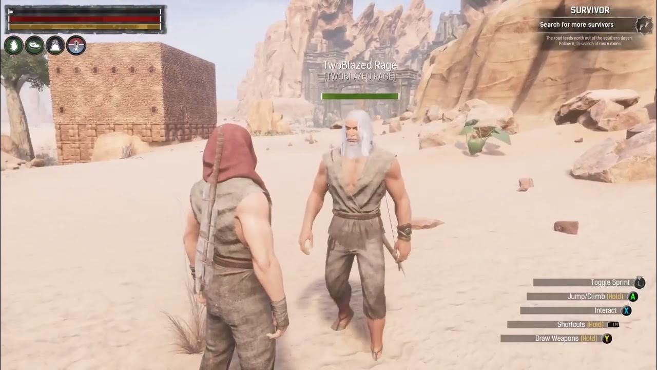 Conan Exiles e2 Sandstorm Panic - YouTube
