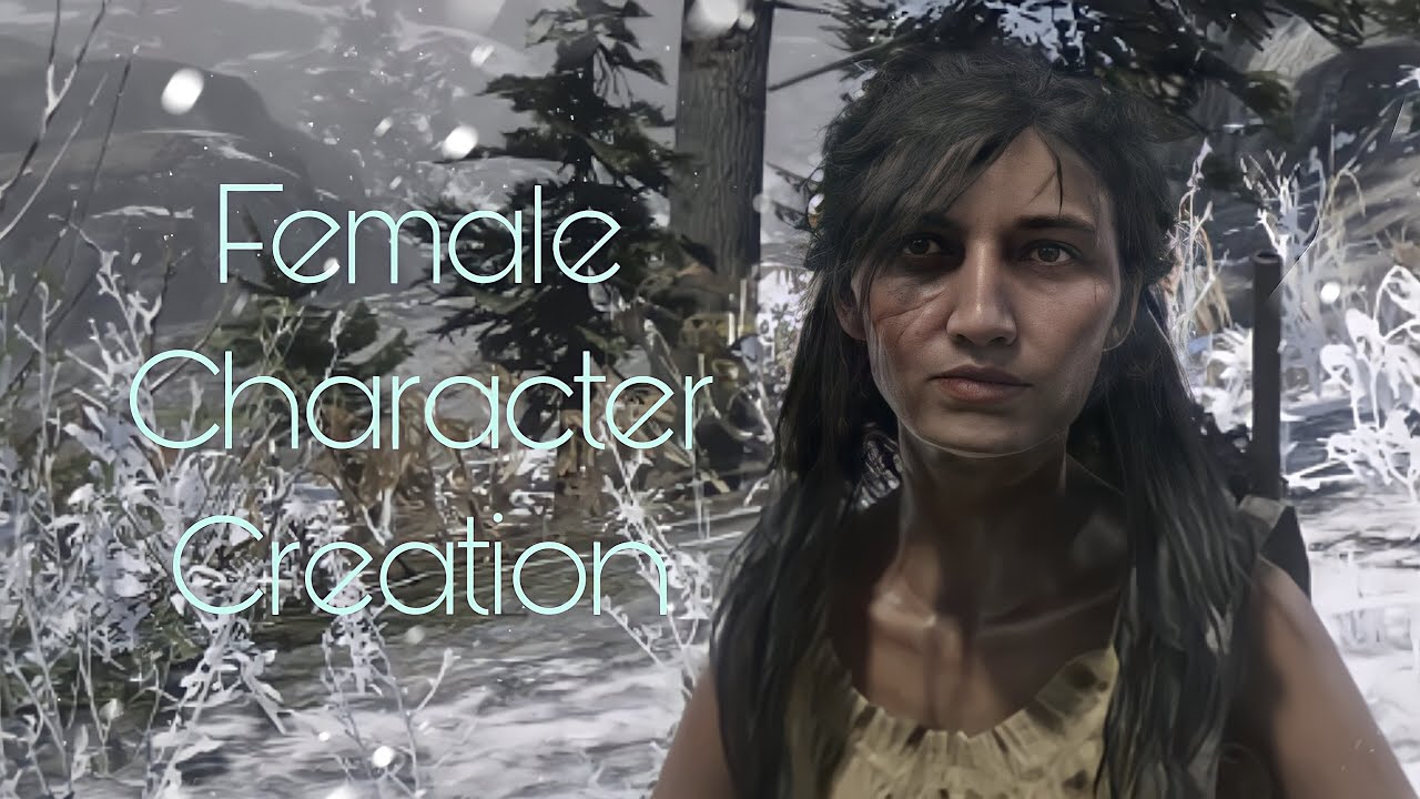 Red Dead Online | Native American Female Character Creation - YouTube