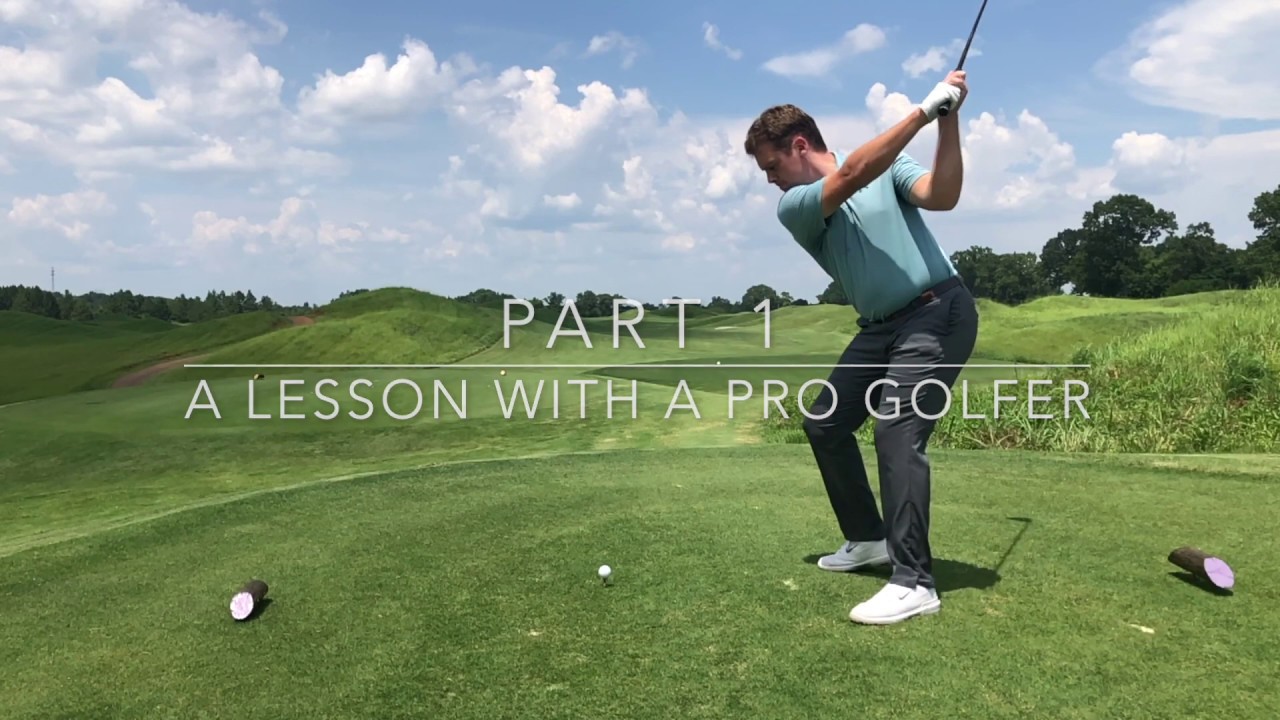 Behind the scenes of a pro golfers lesson! (Part One) - YouTube