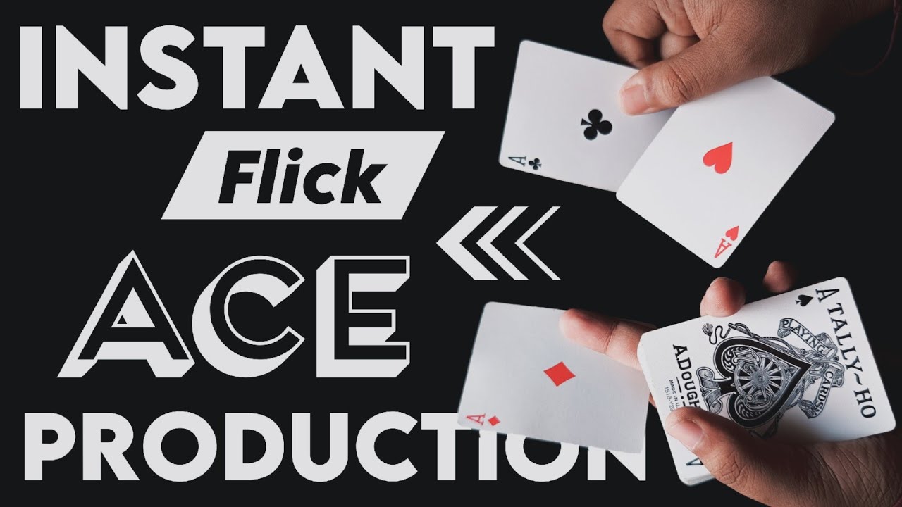 Instant Flick Ace Production Tutorial | Produce 4 Aces In A Blink Of An Eye! - YouTube