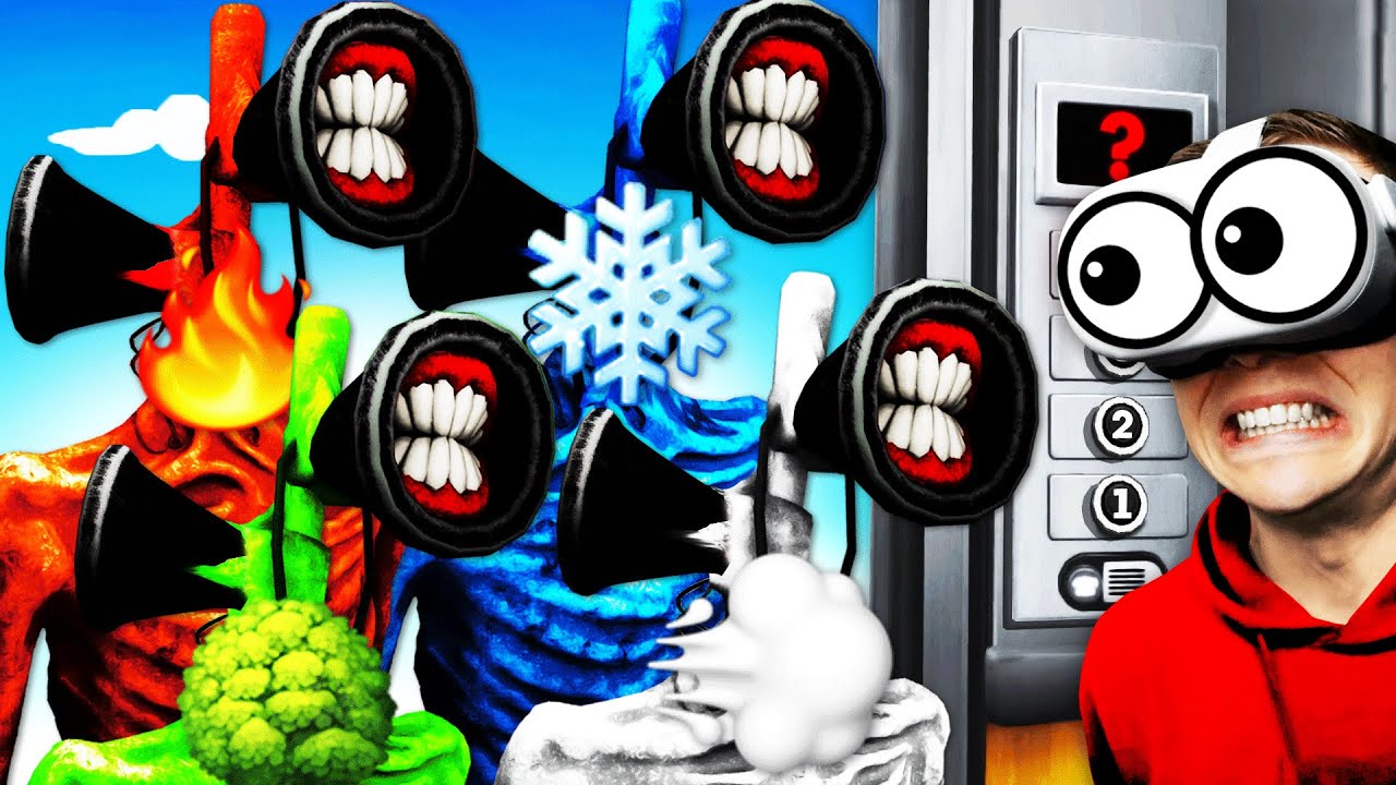 Unlocking ELEMENTAL SIREN HEAD FLOOR (VR Elevator) - YouTube