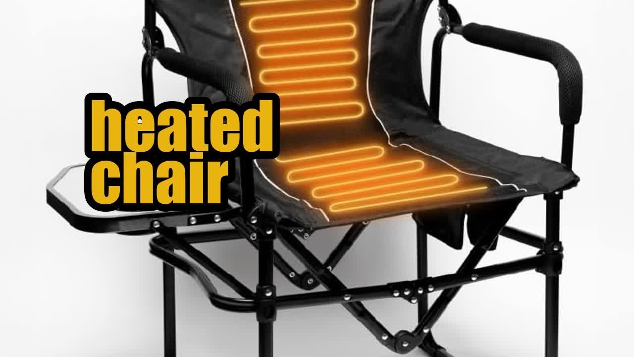 Review Camp Toad Heated Director Chair - YouTube