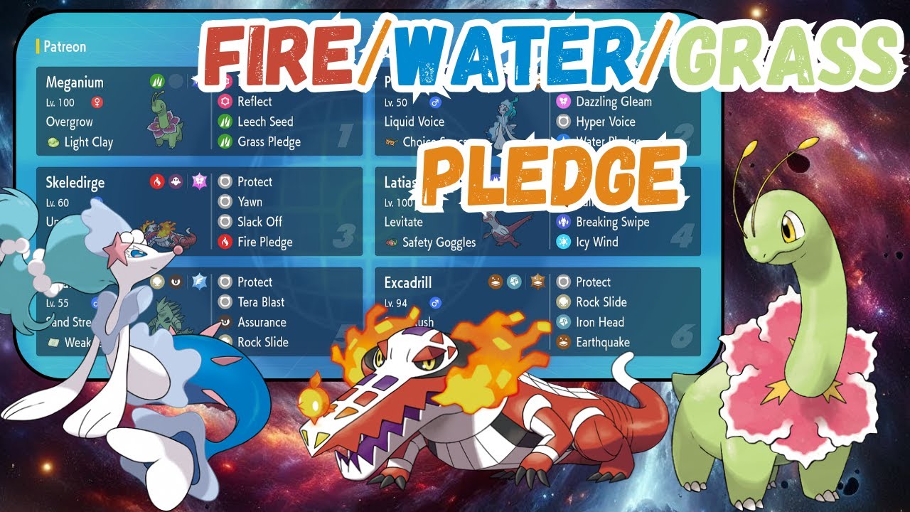 The Pledge Trio... | Regulation F | Pokémon Scarlet & Violet VGC - YouTube