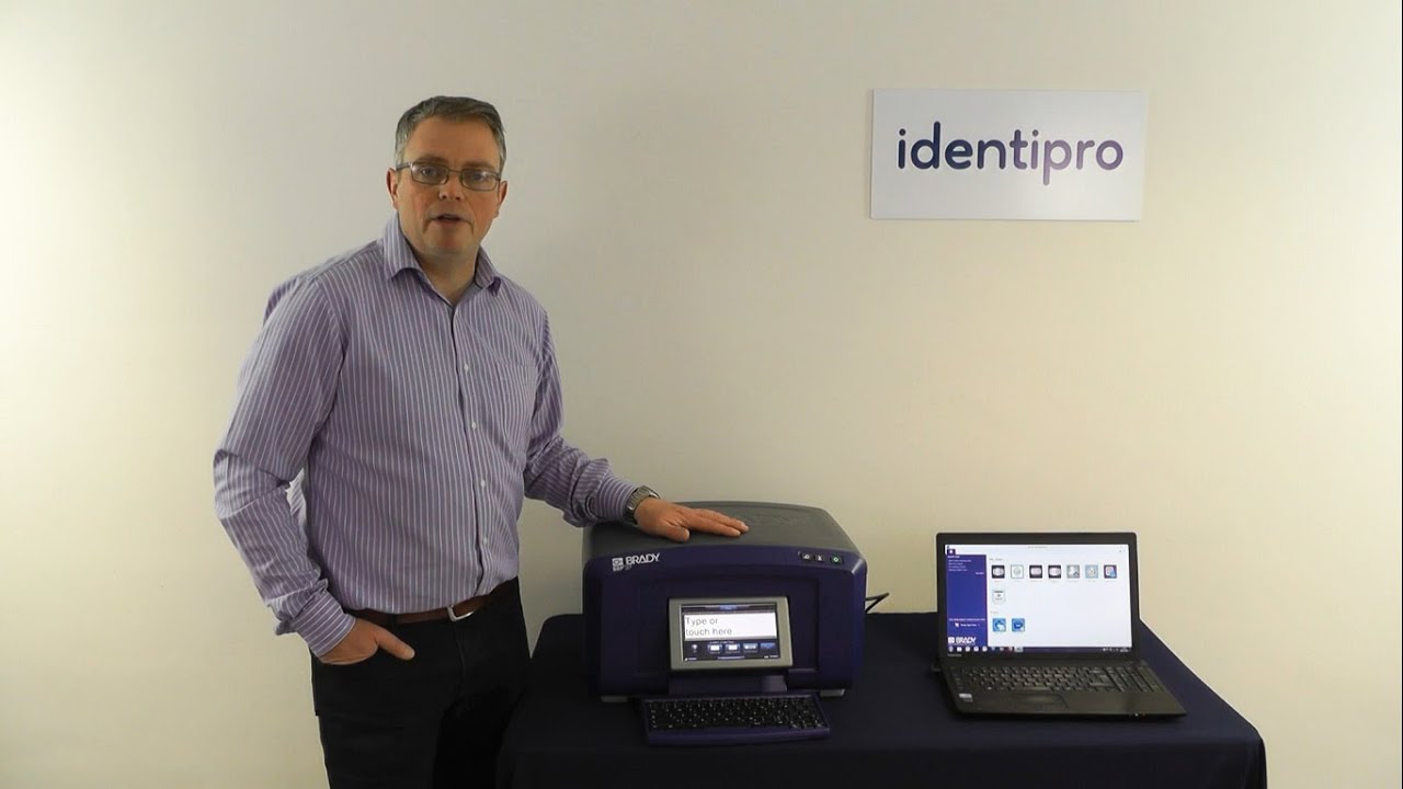 Brady BBP35 & BBP37 Industrial Label Printers - a UK overview - YouTube