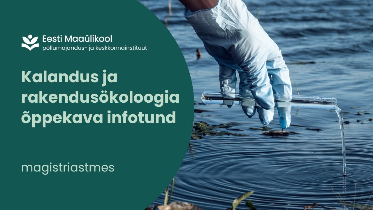 Kalandus ja rakendusökoloogia magistriastme infotund 2025 - YouTube
