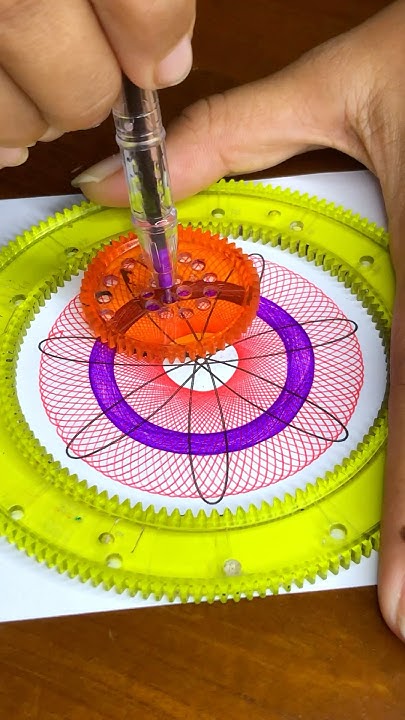 スピログラフ初心者ガイド Easy Spirograph Tutorial for Beginners! #shorts - YouTube