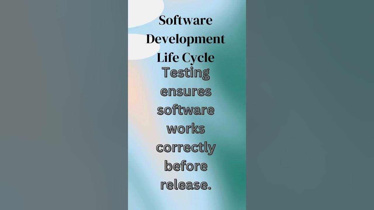 Software Development Life Cycle#TechTips #SoftwareDevelopment - YouTube