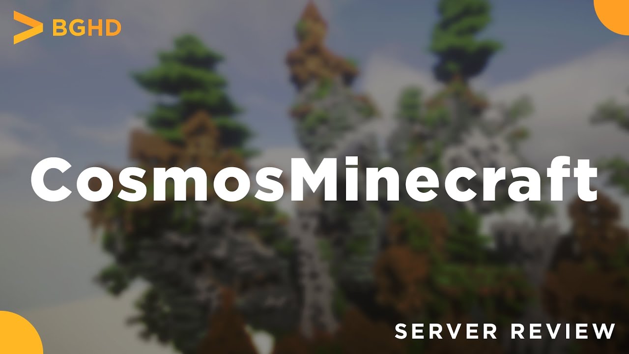 CosmosMinecraft - Minecraft Server Review - YouTube