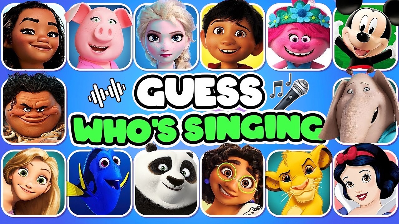 BEST Disney Song QUIZ Challenge! 🎤 | Can You NAME Them All? - YouTube