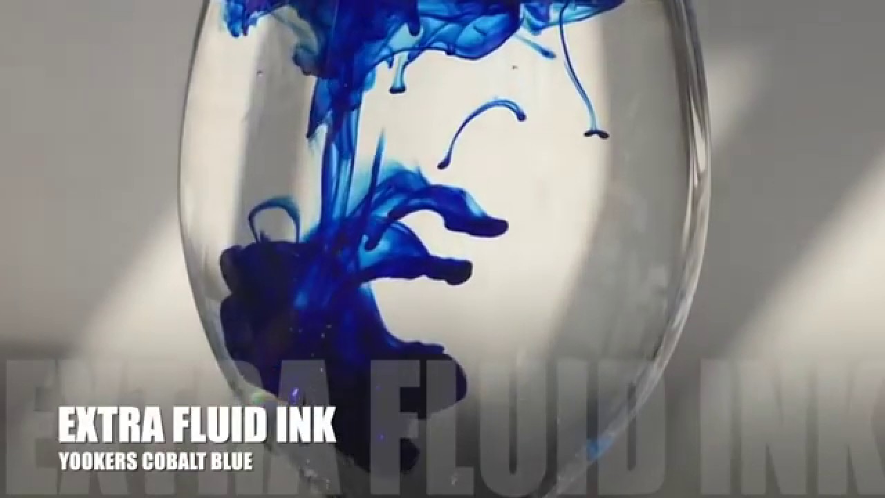 Cobalt Blue ink for refillable felt pen or fountain pen - YouTube