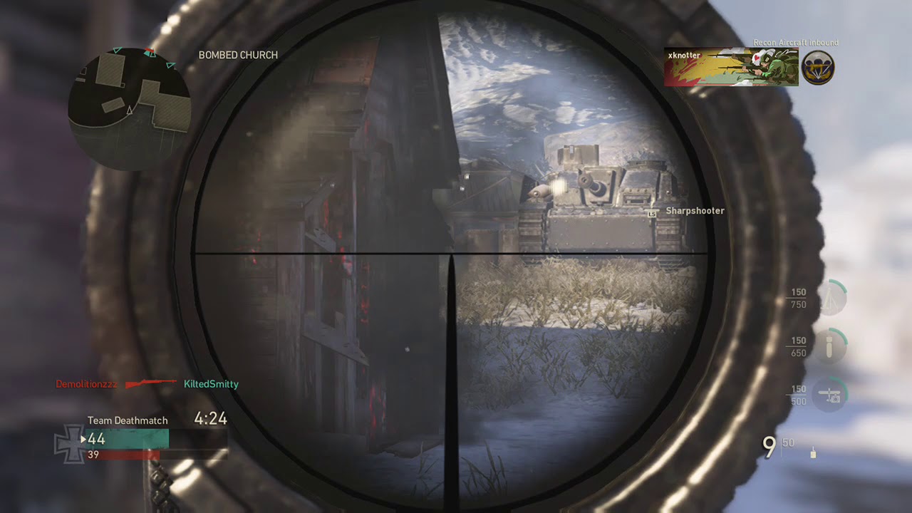 Call of Duty WW2 - 82 Meter Headshot, Longest Sniper Kill Shot (World ...