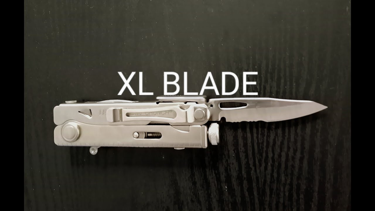 Leatherman Crunch XL Blade mod - YouTube