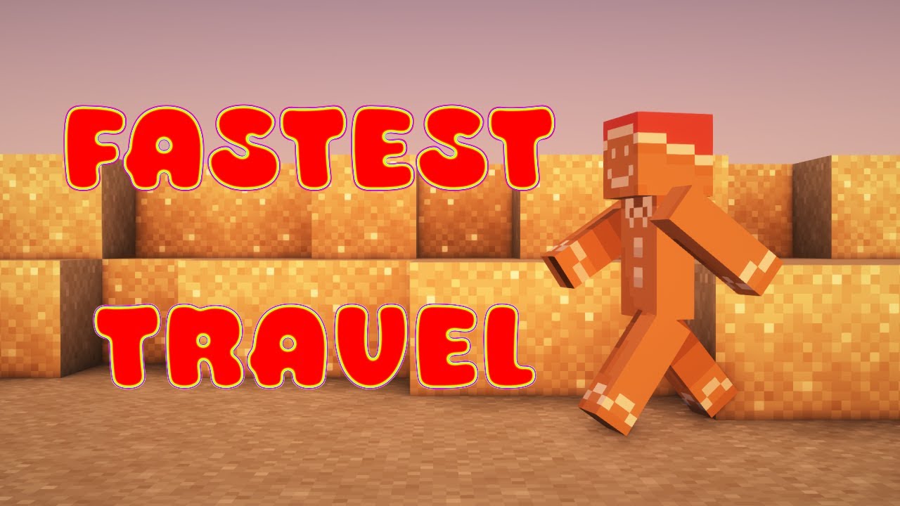 FASTEST SPEED IN MINECRAFT - YouTube