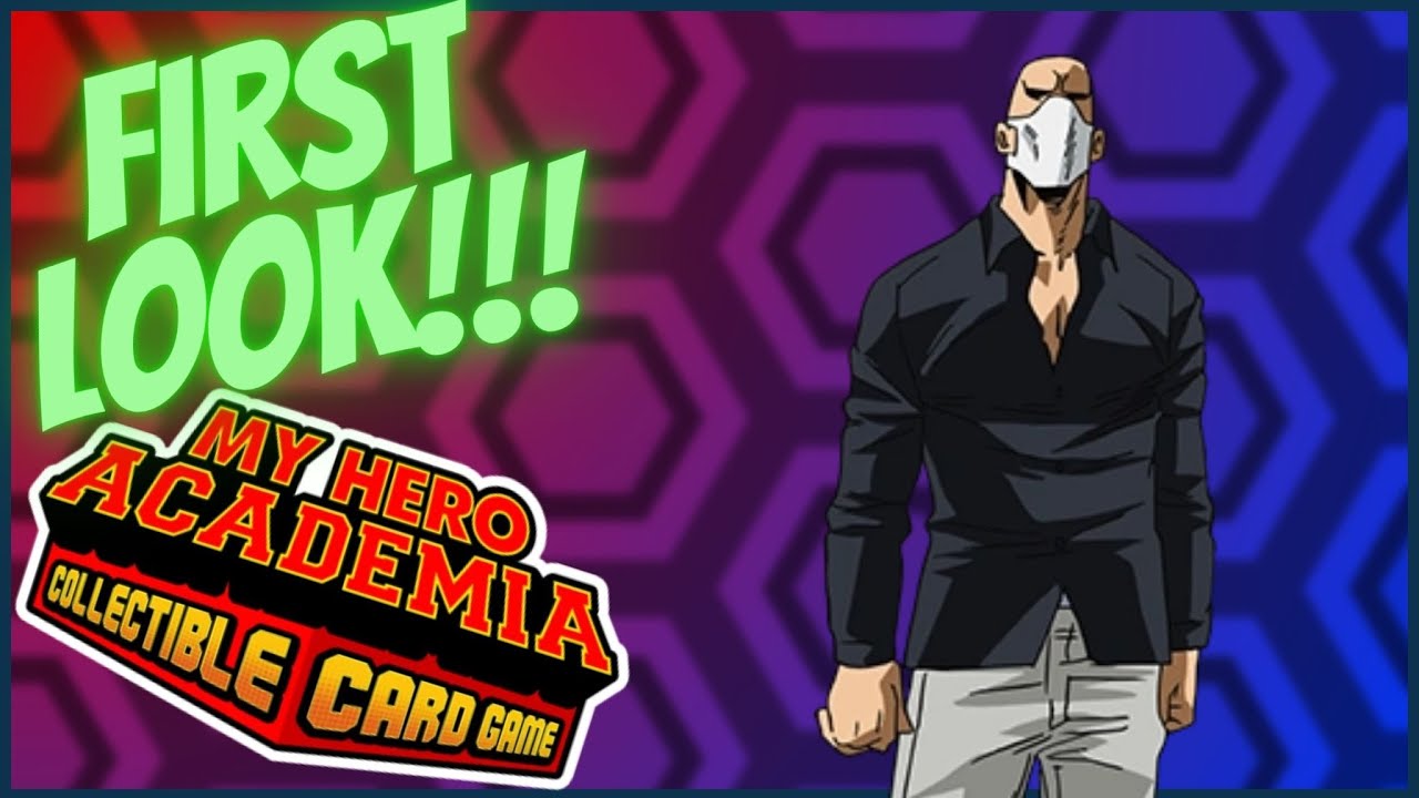 FIRST LOOK AT YU HOJO!!! | My Hero Academia CCG Previews - YouTube