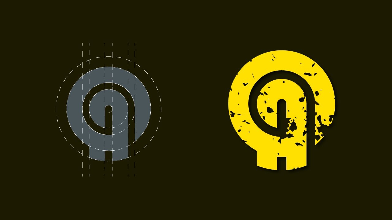 How to Make a Monogram Logo - Adobe Illustrator CC - YouTube