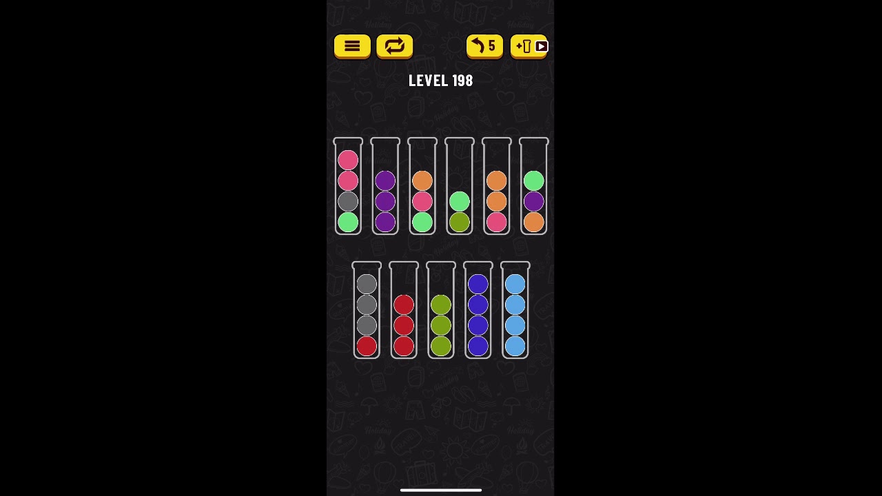 Level 198 Ball Sort Puzzle - YouTube