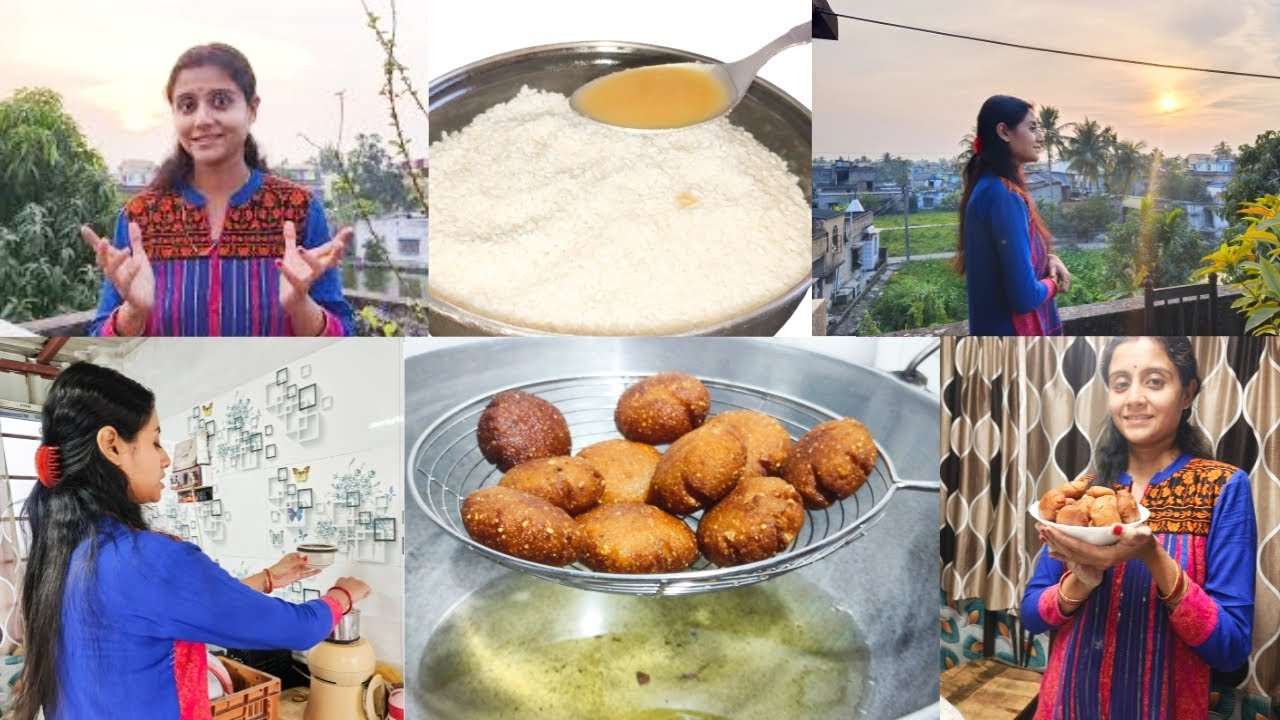 Indian housewife daily routine of a busy mom. cooking & more..... cham ...