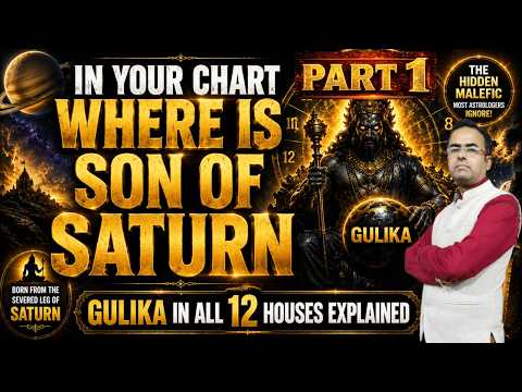 GULIKA (MANDI) in All 12 Houses Explained | The Most Feared Upagraha in Vedic Astrology