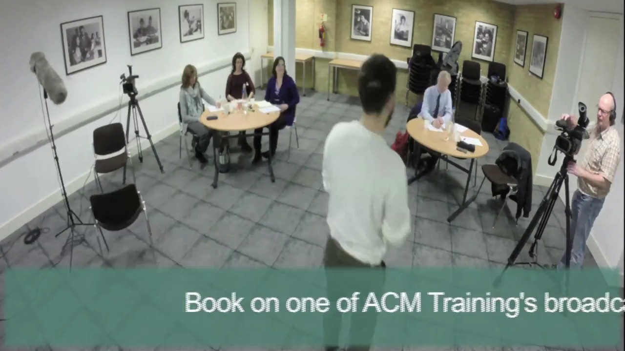 Broadcast media training time-lapse - YouTube
