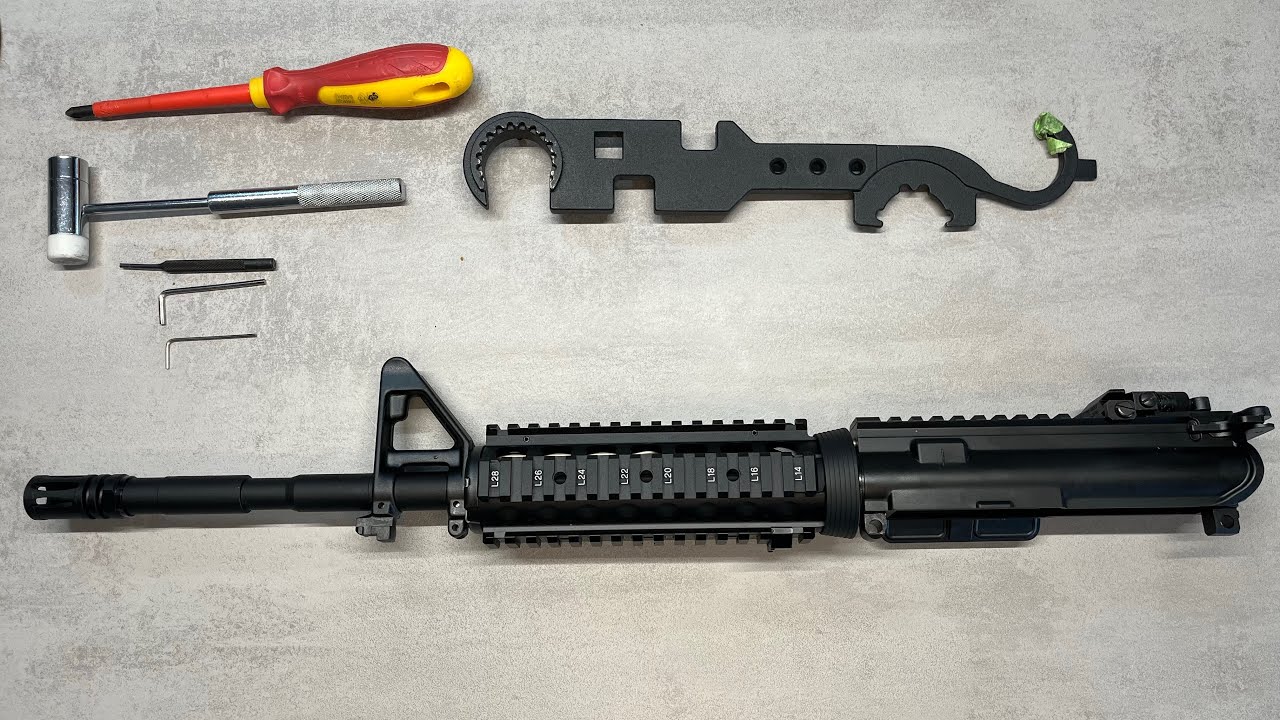 Tokyo Marui Colt M4 MWS GBB Upper - full disassembly #gbb #airsoft # ...