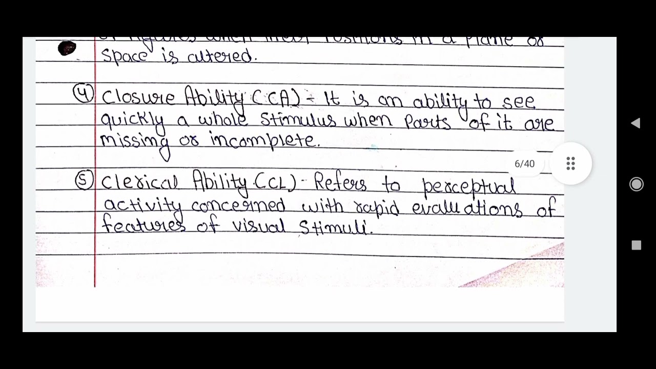 DBDA test ( David's battery of differential abilities) BPCC105 ...