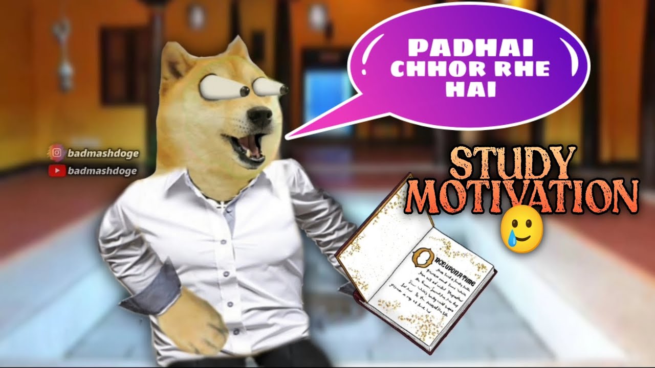 PADHAI CHHOR RHE HAI 😂 | STUDY MOTIVATION 🥰 | BADMASH DOGE | DOGE ...