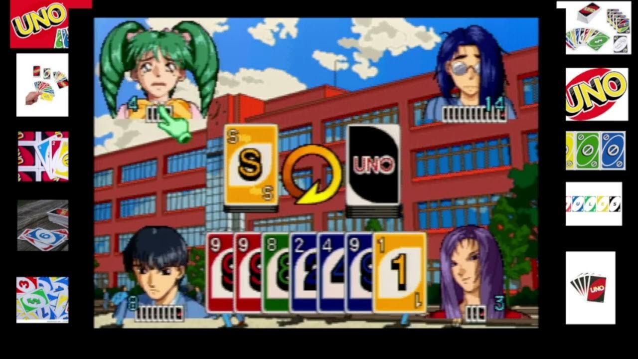 Uno DX 4 Player 1 Round Game - YouTube