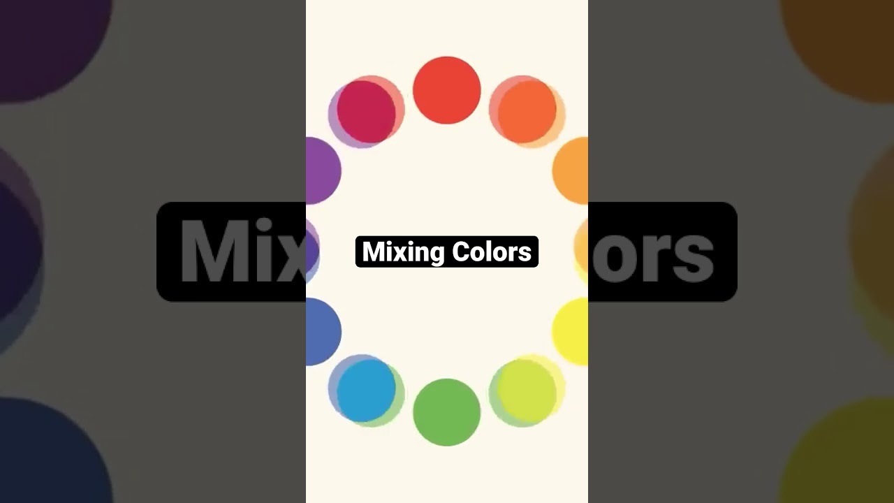Color Theory: Mixing Colors #Shorts - YouTube