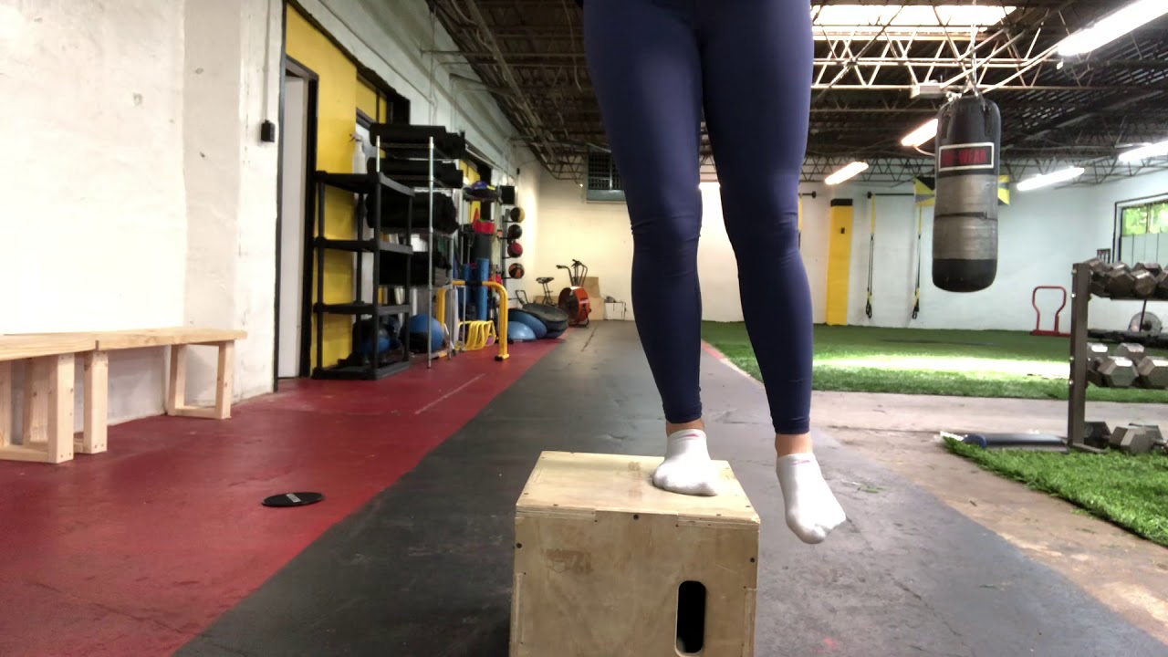 Lateral step up/eccentric step down - YouTube