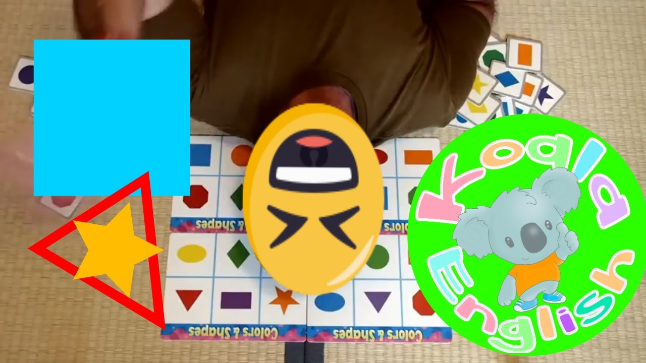 Learn Colours and Shapes with Flashcards | Koala English | 色と形 - YouTube