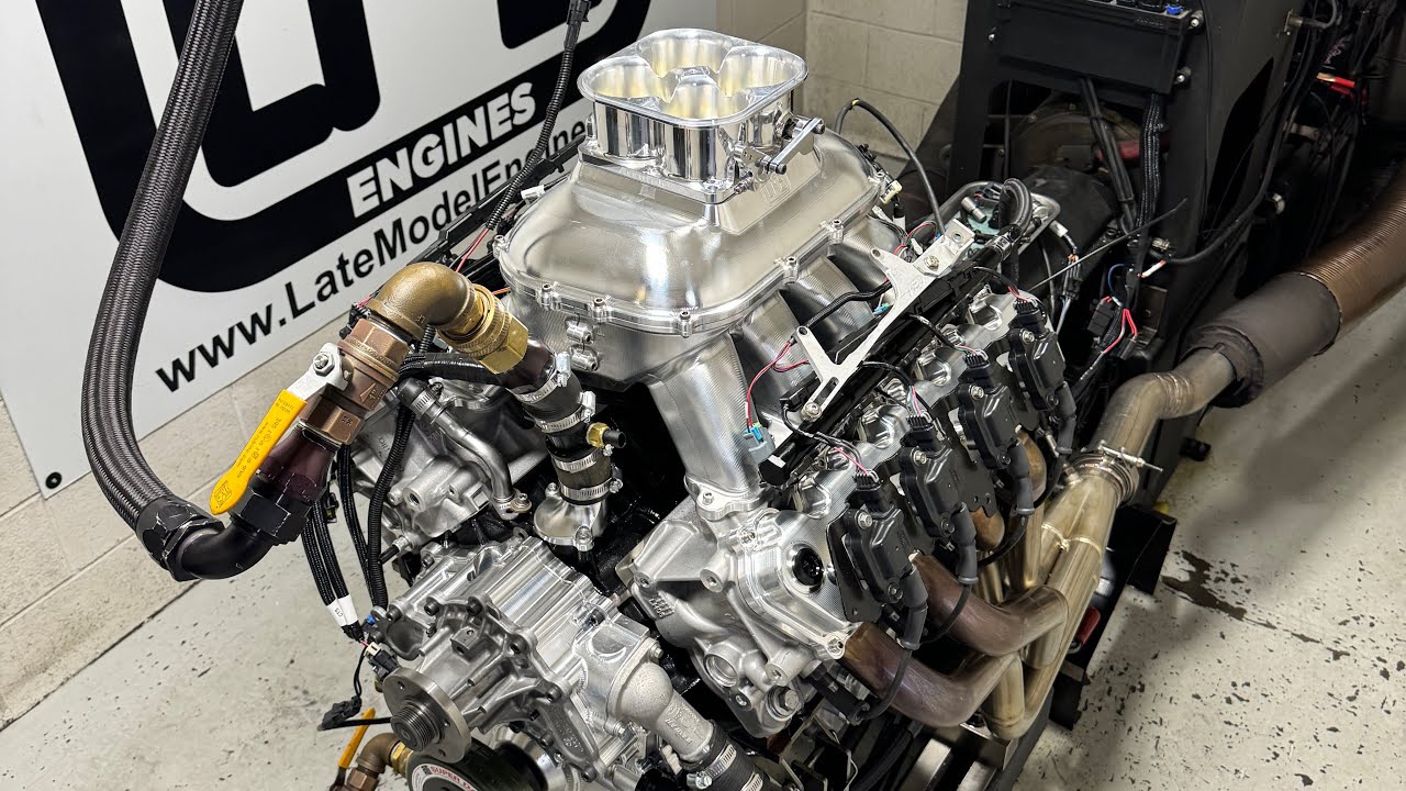 Godzilla Front Cover, CNC ported heads and Billet intake manifold - YouTube