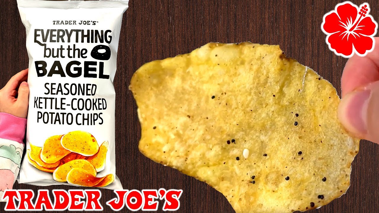 Everything But The Bagel Seasoned Potato Chips (Ep. #107) - Trader Joe’s Product Review - YouTube