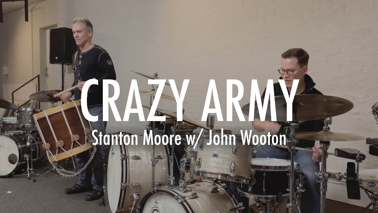 Stanton Moore - "Crazy Army" Snare Solo w/ John Wooton - YouTube