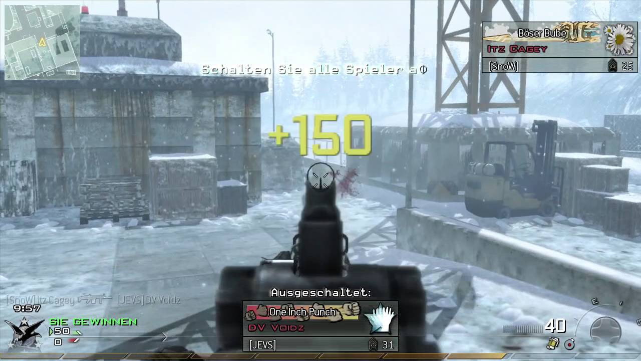 A DAY OF SNOW IN MW2 - YouTube