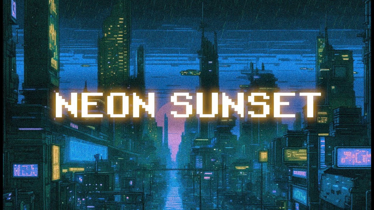 N E O N S U N S E T // 1989 retrogaming synthwave - YouTube