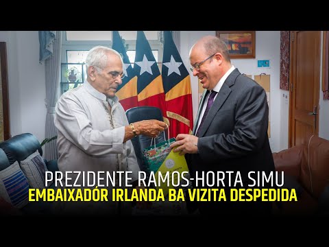 PREZIDENTE RAMOS-HORTA SIMU EMBAIXADÓR IRLANDA BA VIZITA DESPEDIDA