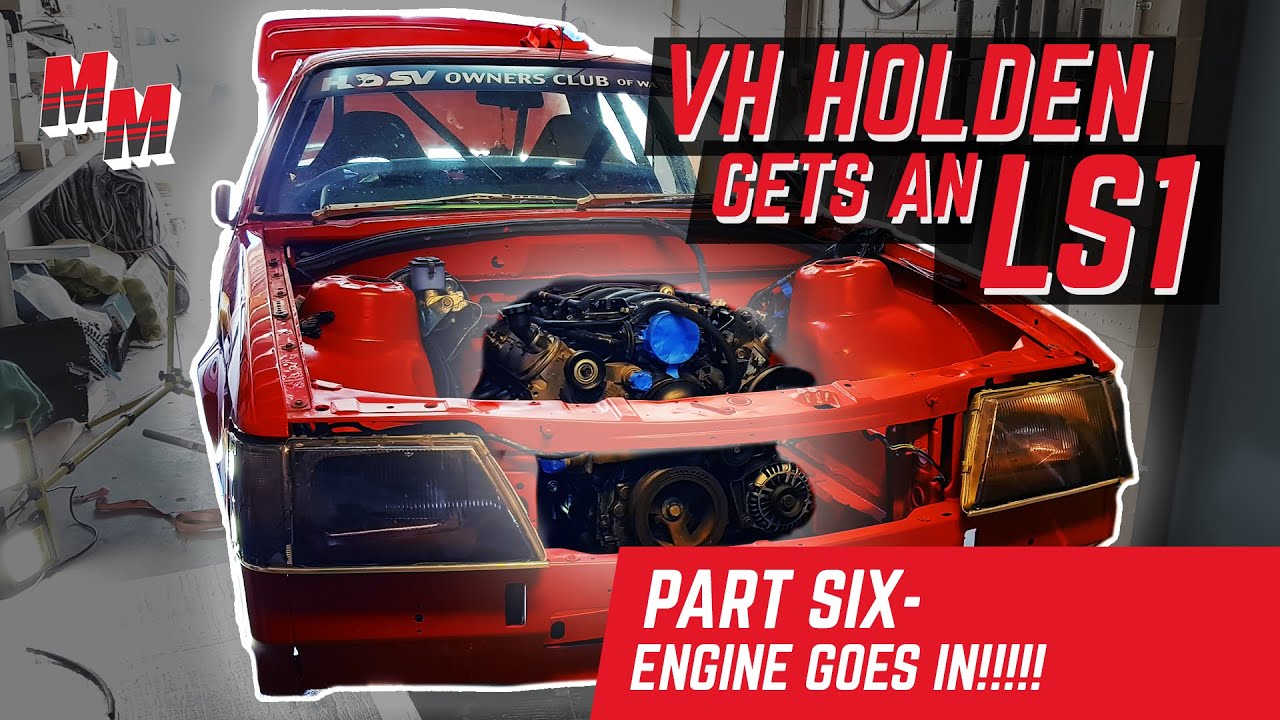 VH HOLDEN GETS AN LS1 SWAP! - PART 6 - YouTube