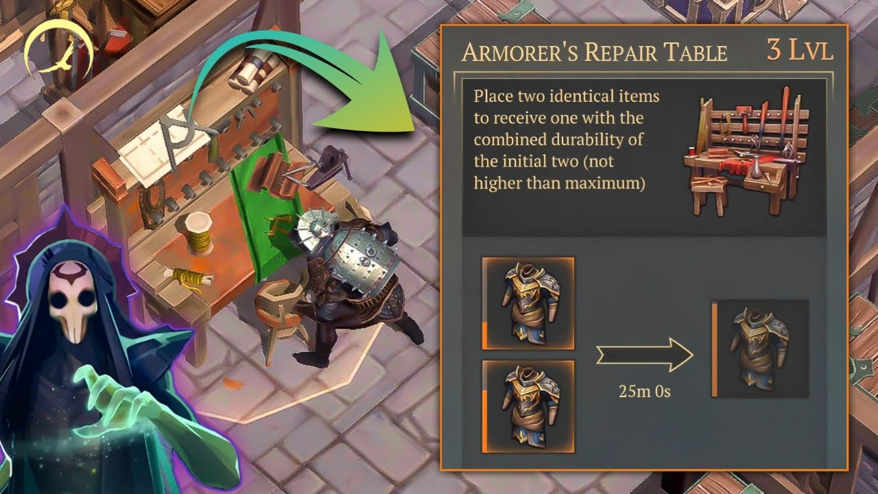Grim Soul - Level 3 Armorer's Repair Table | Legendary Harid | Rogvold ...