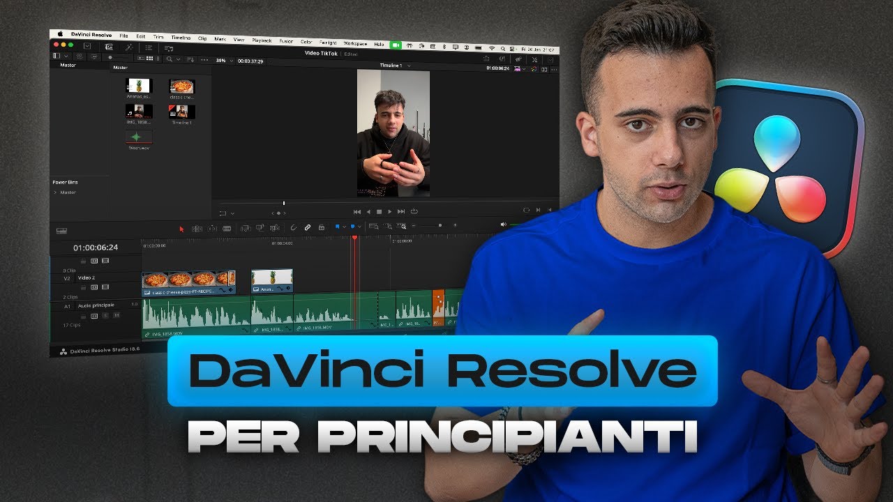 Come EDITARE video TikTok (se parti da ZERO) - Davinci Resolve Tutorial - YouTube