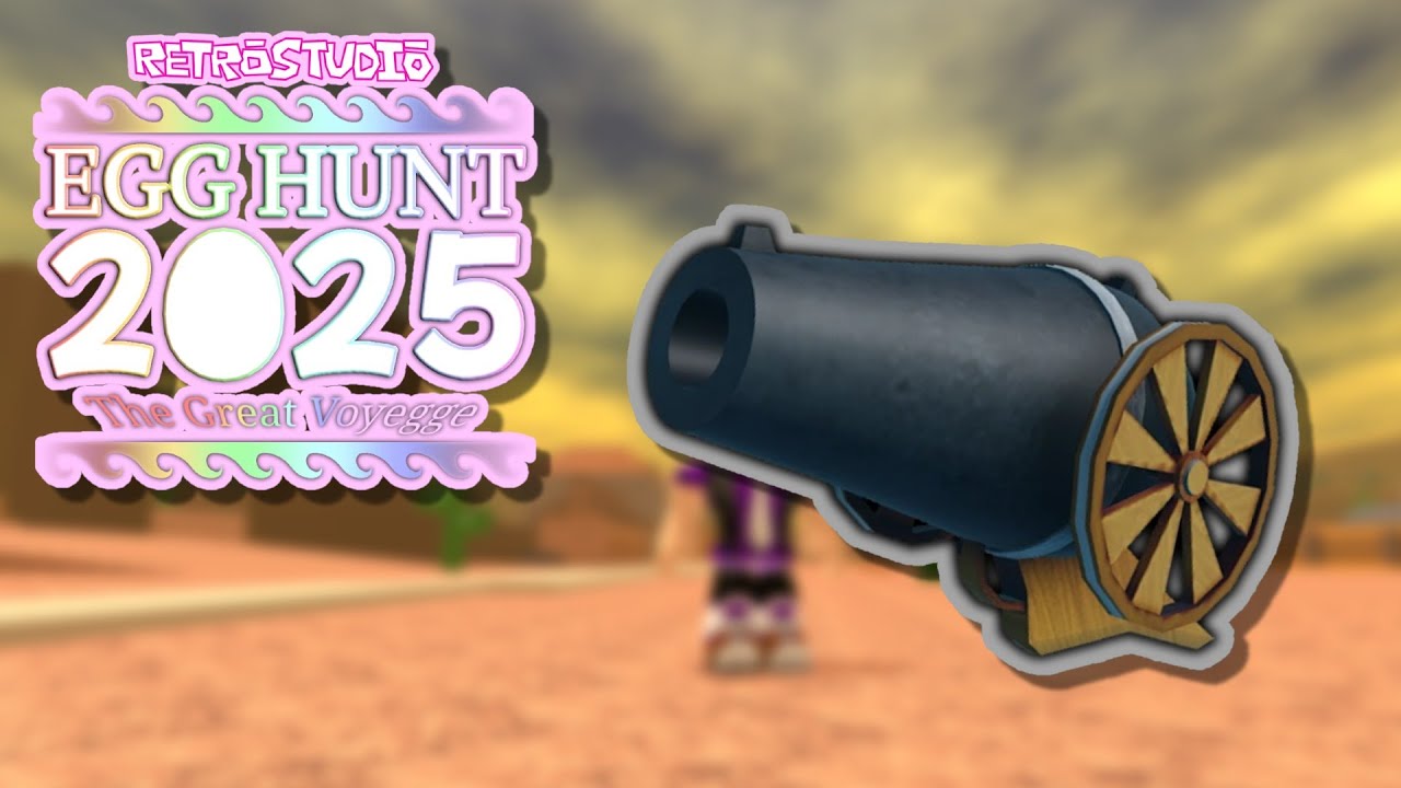 RetroStudio Egg Hunt 2025: How to get the ENRAGING EGG CANNON!!! - YouTube