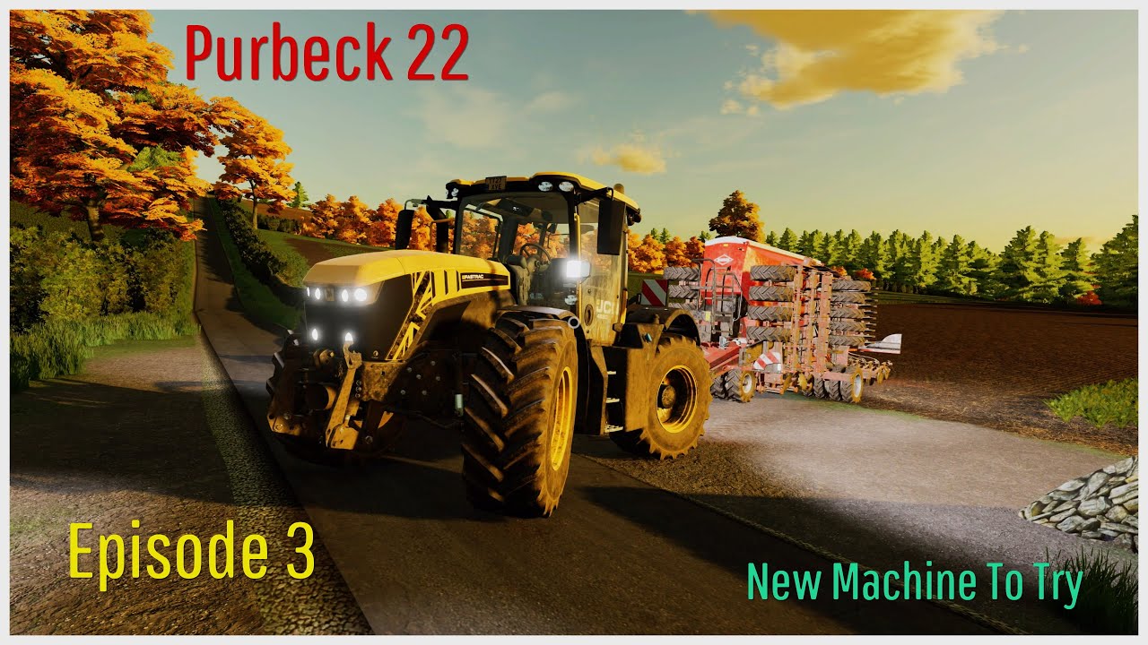 New machine to try!!|Episode 3 Purbeck 22 |fs22 ps5 - YouTube