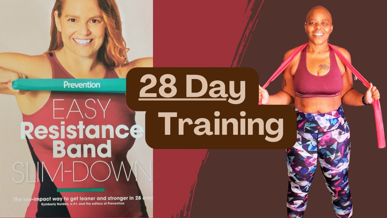 Day 1 of 28-Day Resistance Band Challenge - Full Body Workout - YouTube