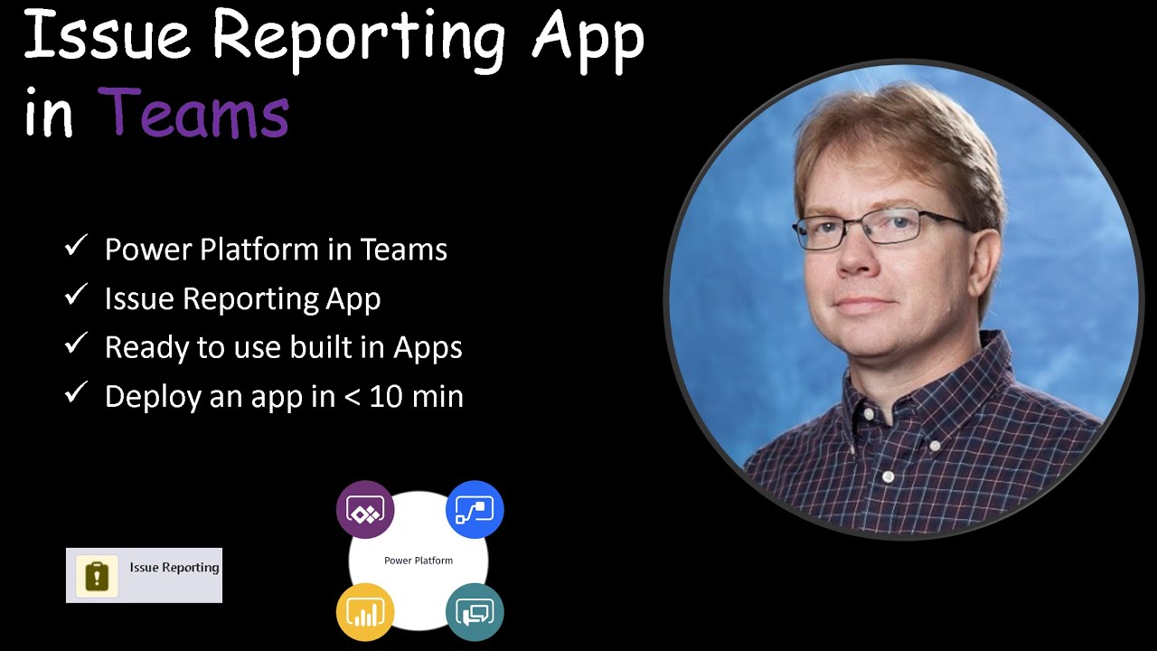 Power Platform in Teams - Issue Reporting App - YouTube