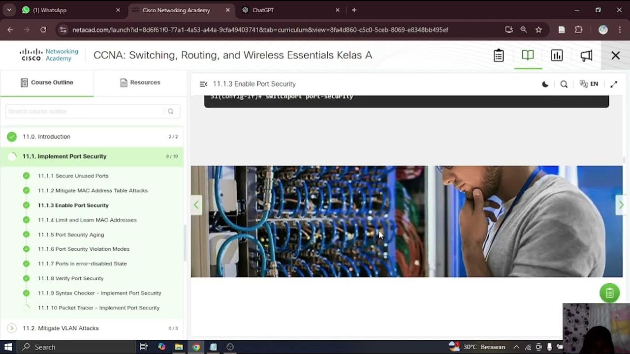 Switch Security Configuration - YouTube